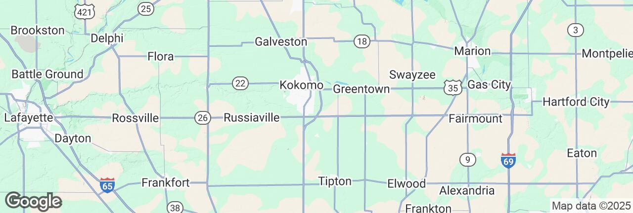 Tournament Location Map