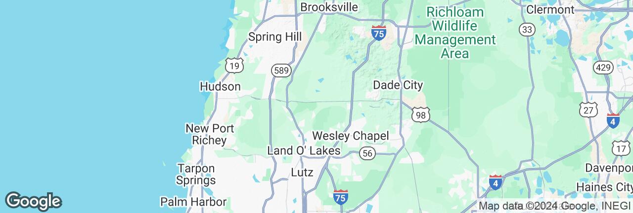 Tournament Location Map